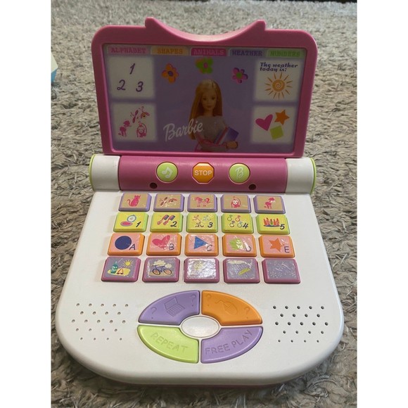 Barbie | Toys | Vintage 200 Barbie See And Tell Laptop Computer | Poshmark